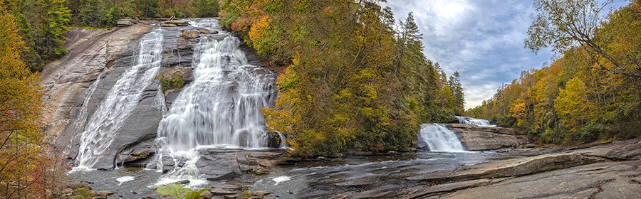 Fall Waterfall Pan - Kurt Johnson Photography